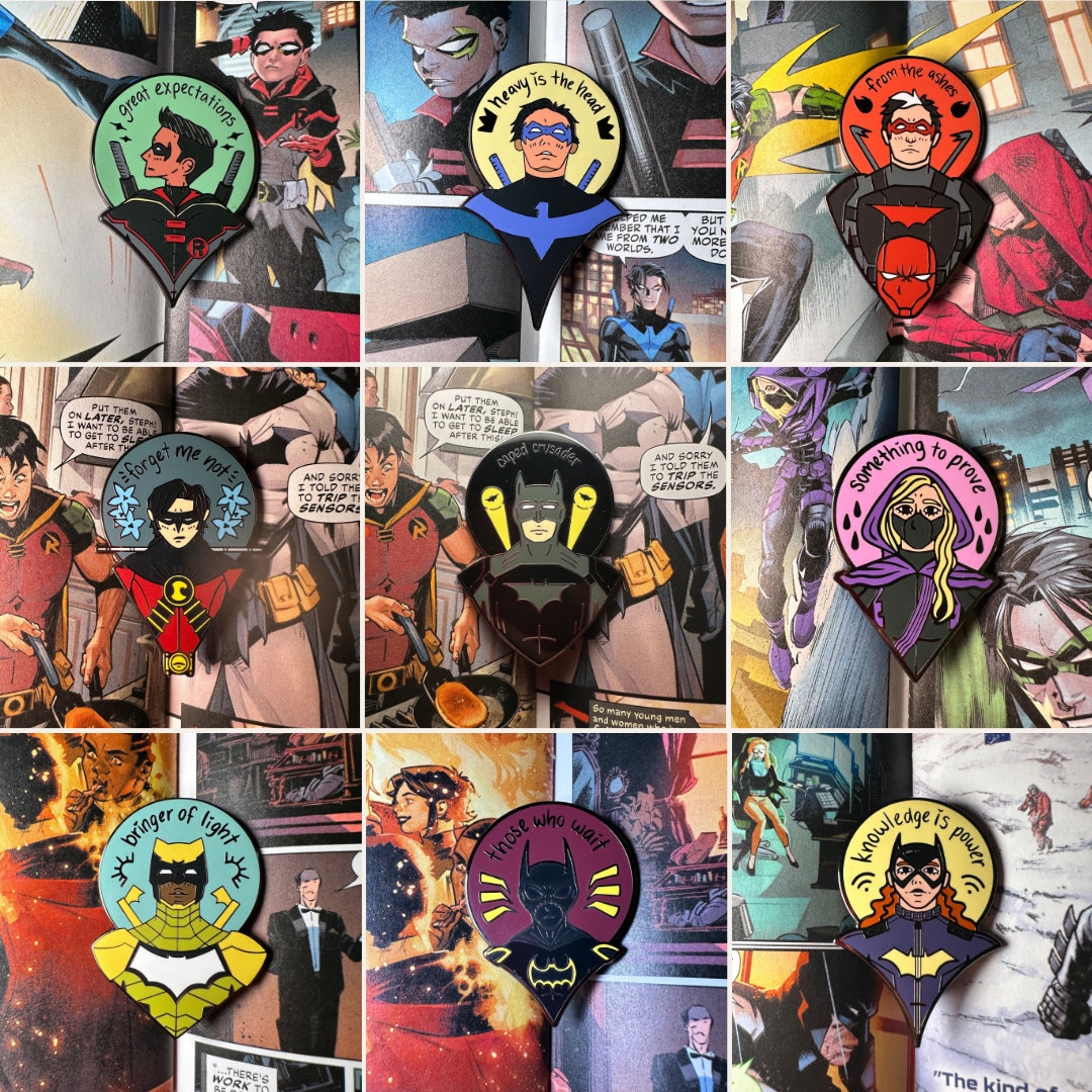 Bats and Birds Pins - Etsy