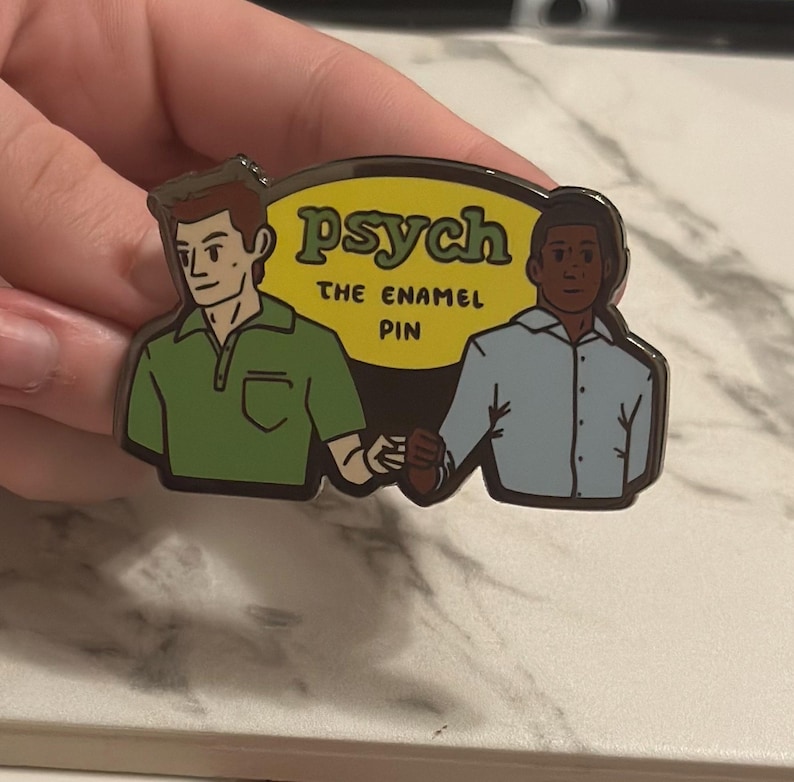 Psych the Enamel Pin - Etsy