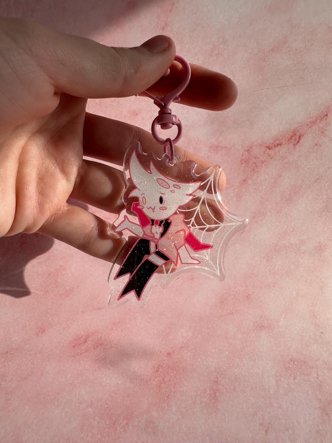Hazbin Hotel Character Keychains Angeldust Alastor Husk - Etsy