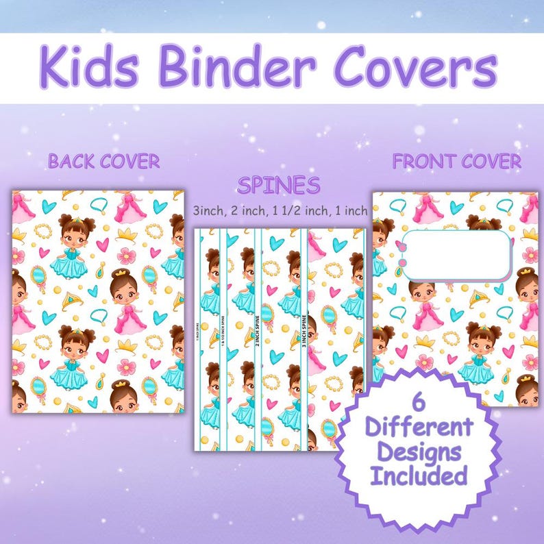 Printable Binder Covers for Kids Fun and Colorful Binder Covers School ...