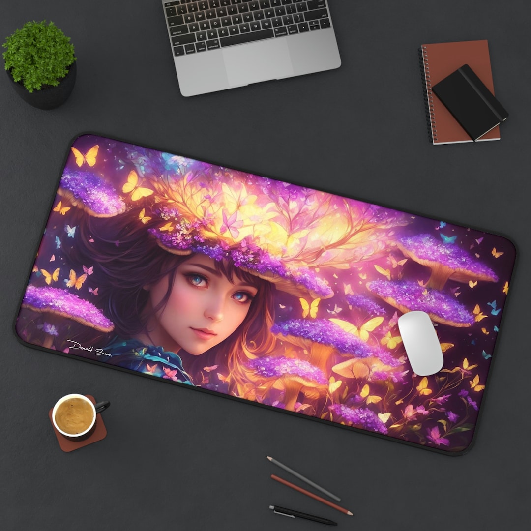 Butterfly Fairy Desk Mat - Etsy