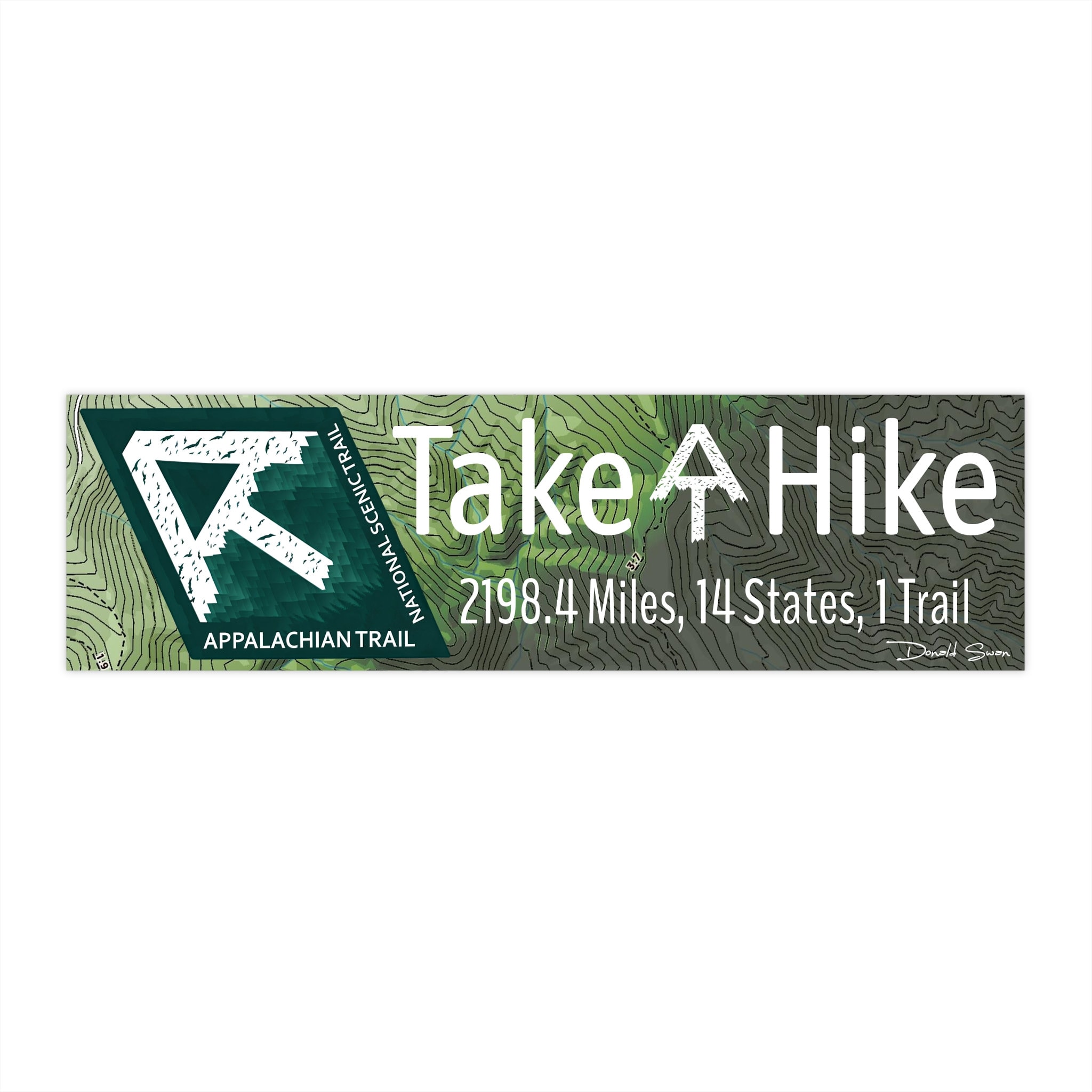 Appalachian Trail Bumper Stickers Take A Hike - Etsy
