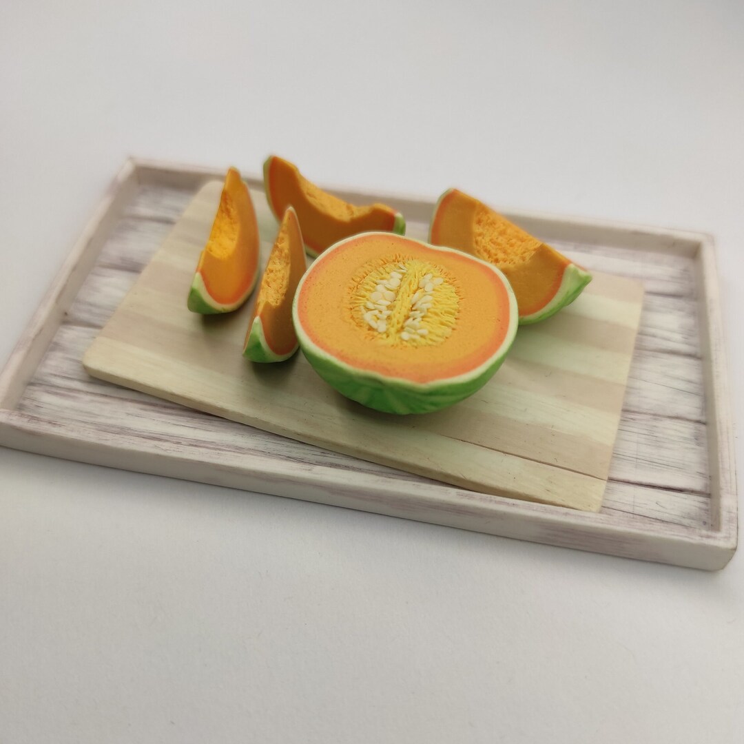 Miniature Melon Set, Food Miniature for Dollhouse - Etsy