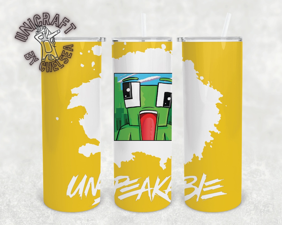 Yellow Unspeakable Youtube- 20oz Straight Tumbler Design for Straight ...