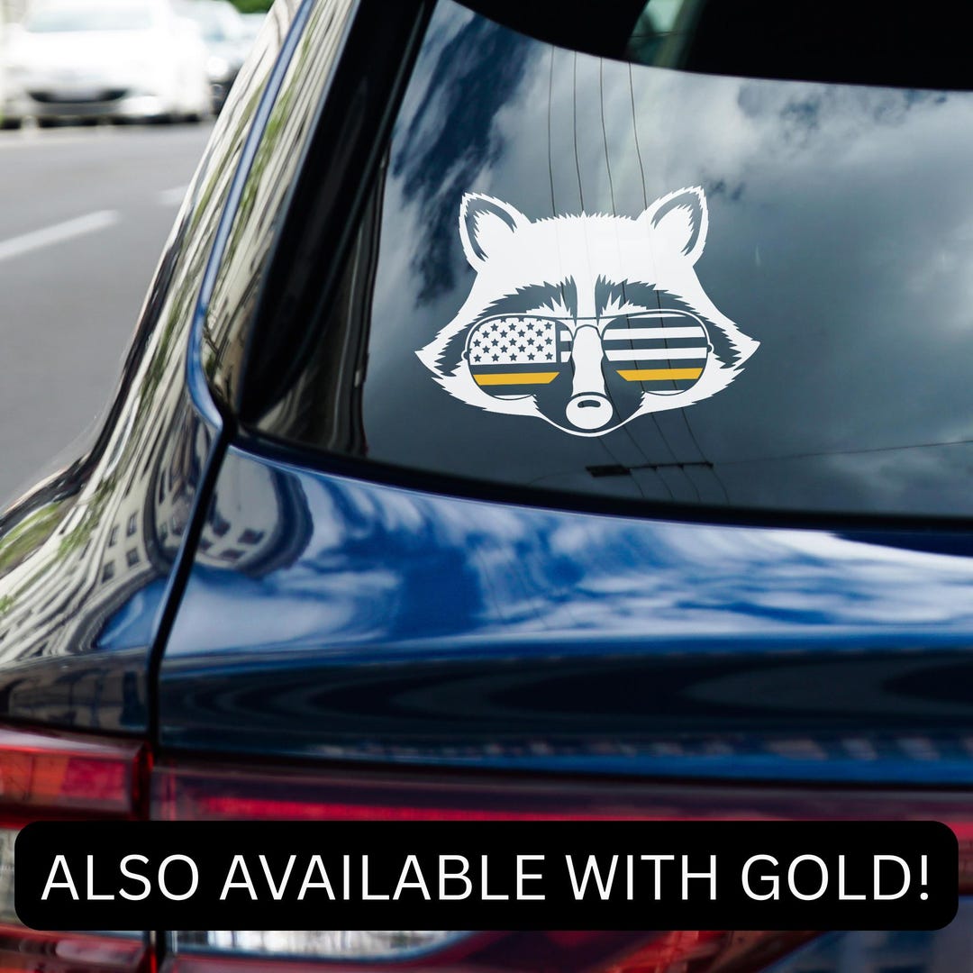 Thin Gold Line Car Decal, Dispatch Car Decal, 911 Dispatcher Decal, 911 ...