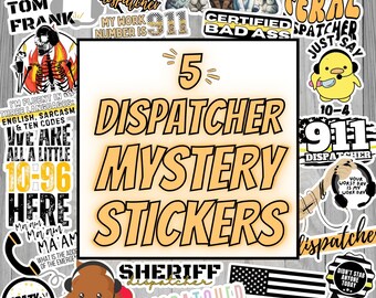 Dispatcher Tarot Card Sticker, Funny 911 Dispatcher Stickers, Funny ...