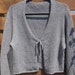 It's a Tie Cardigan Knitting Pattern - Etsy