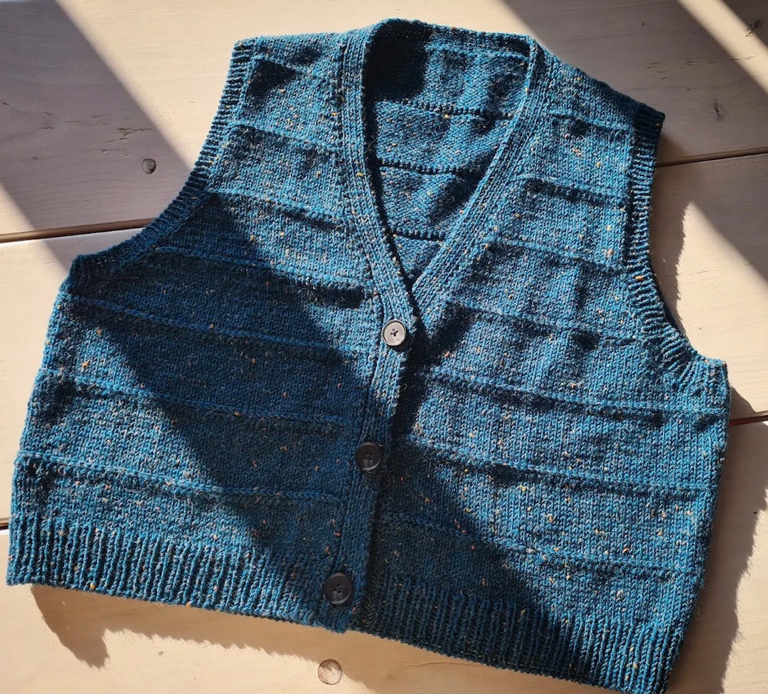 Copenhagen Vest Knitting Pattern - Etsy