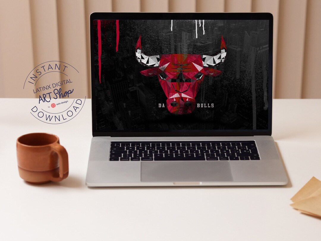 Chicago Bulls Desktop Art, Digital Download, Instant Download, Da Bulls ...