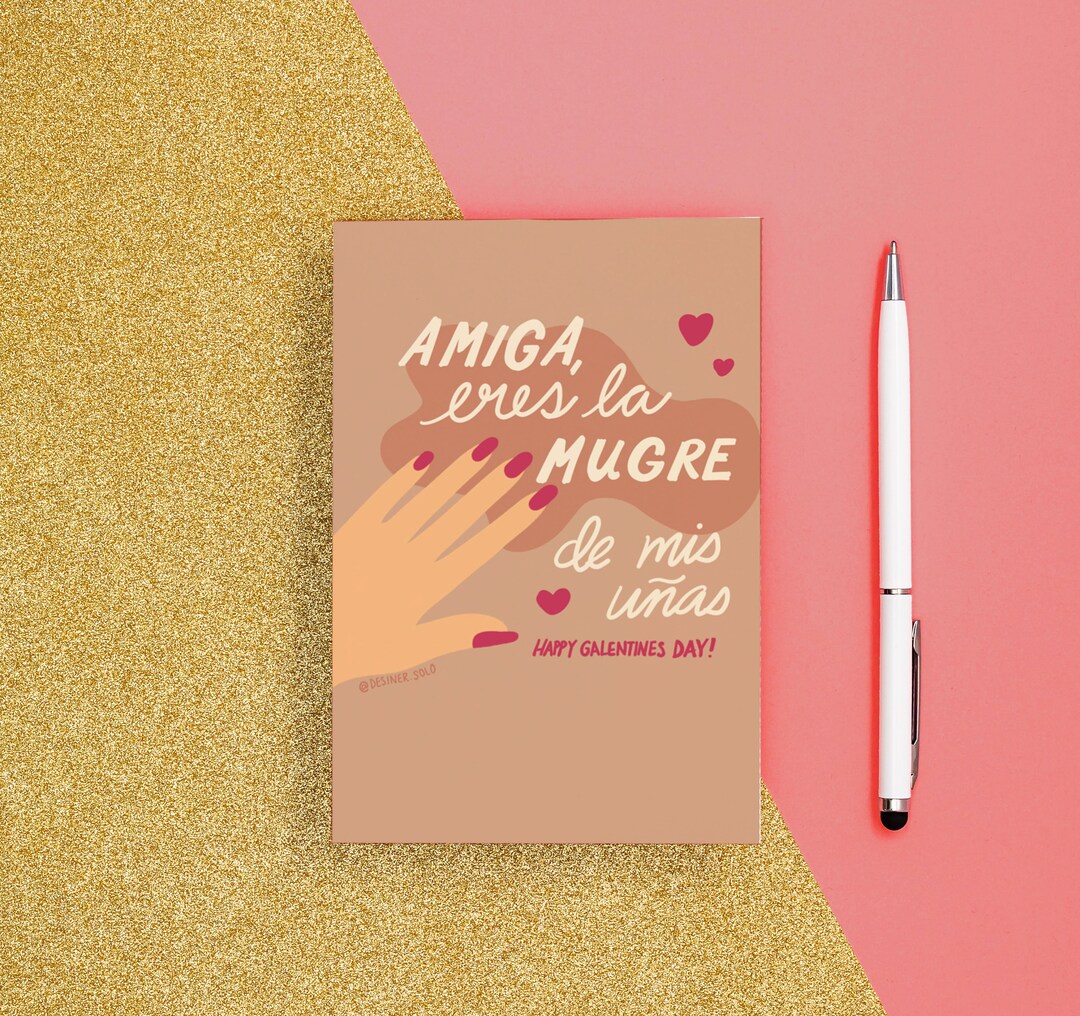 Printable Galentines Card Latina Prints Valentines Latina - Etsy