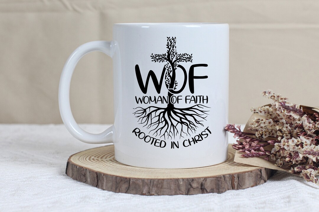 Inspirational woman of Faith Mug Empowering Daily Coffee Cup With Faith ...