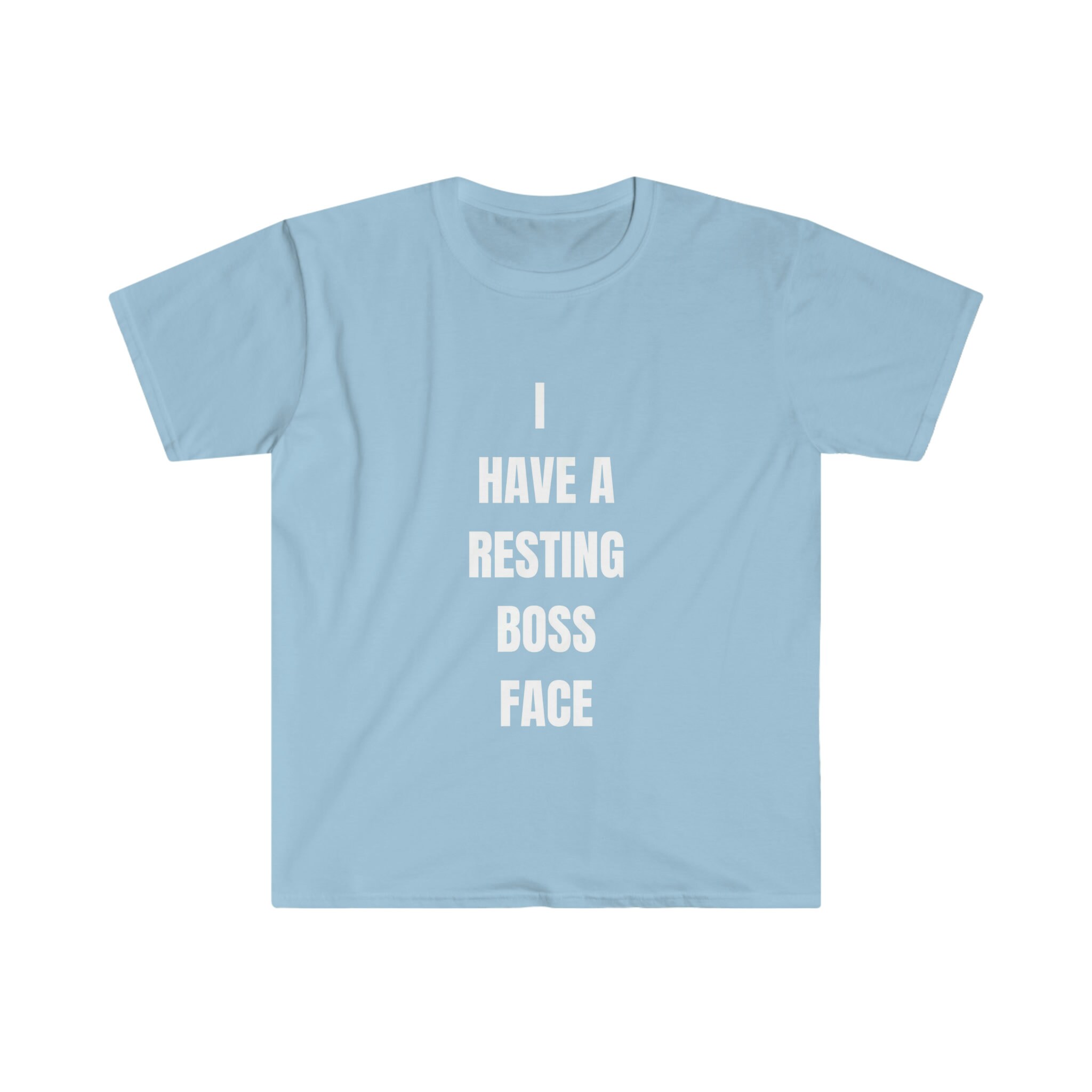 Resting Boss Face T-shirt - Etsy