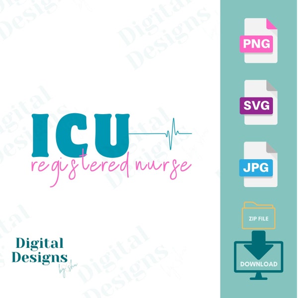 Icu Nurse - Etsy
