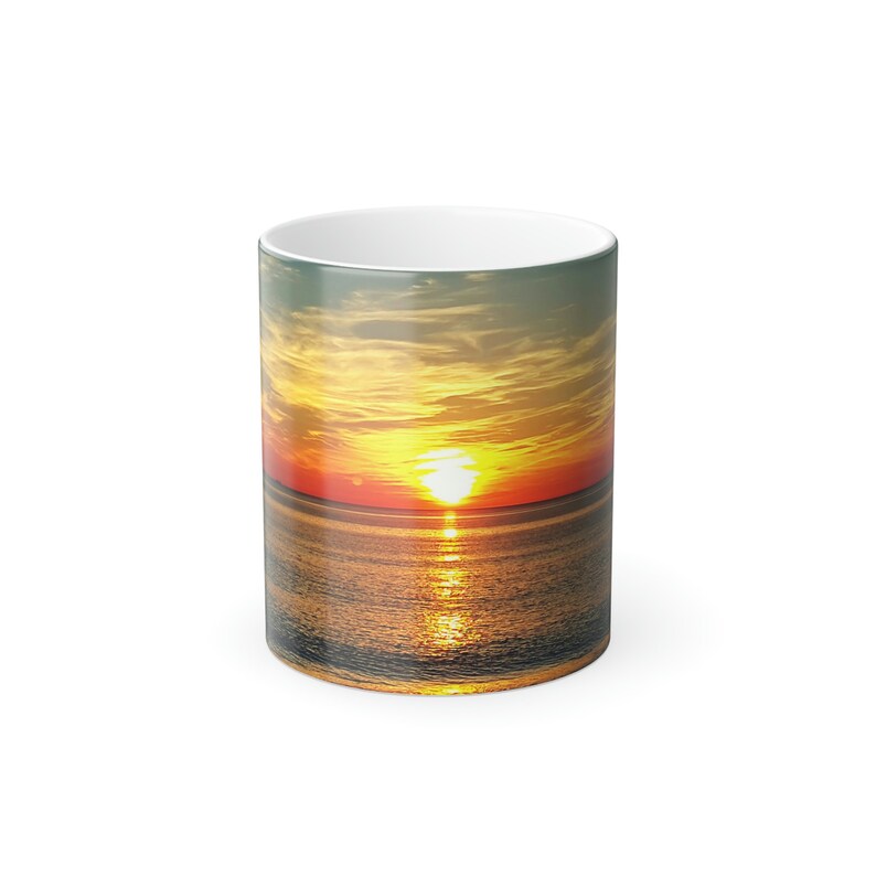 Color Changing Sunrise Mug / Sunset Beach Mug / Heat Sensitive Mug ...