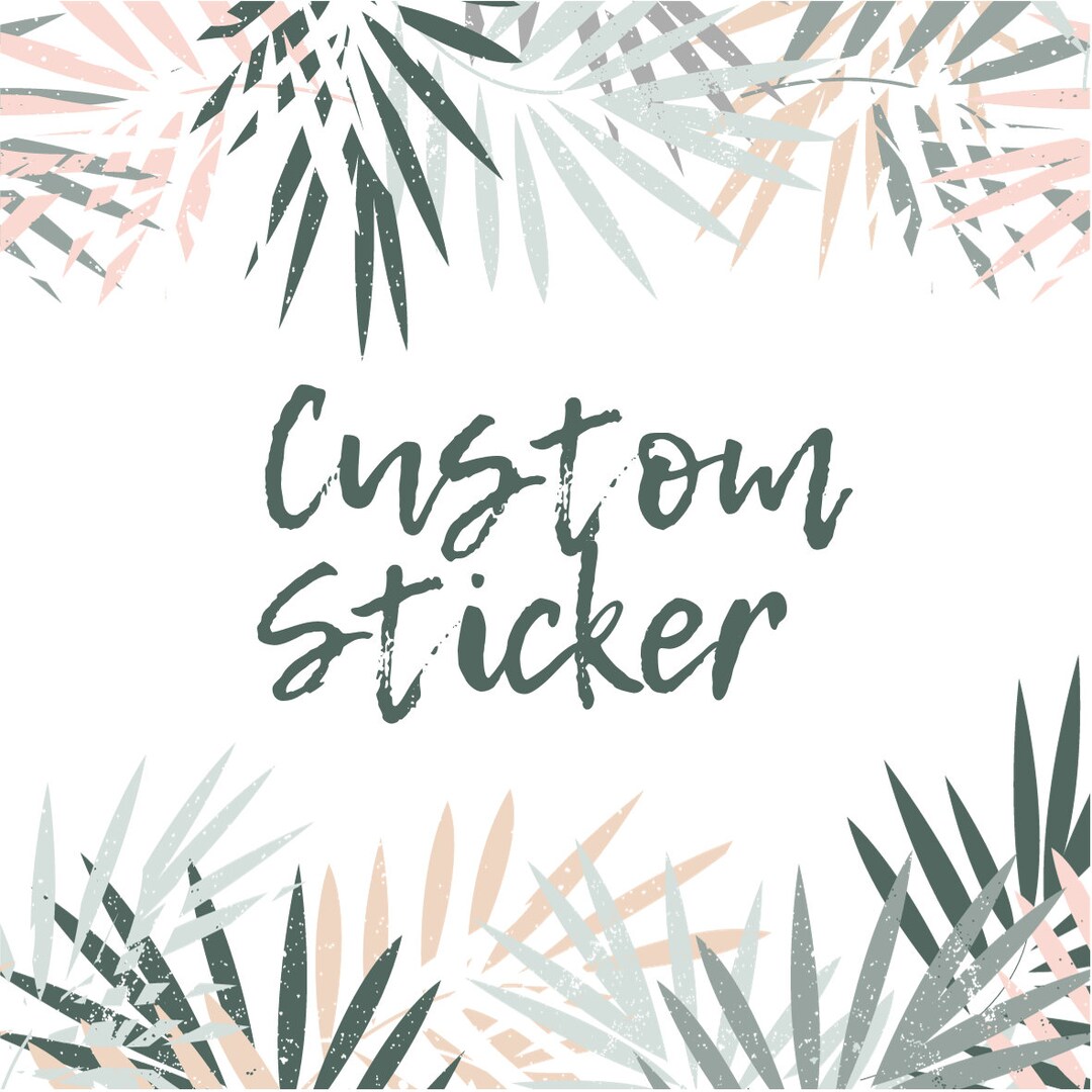 Custom Sticker - Please Contact Me W Requests! - Etsy