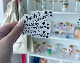 Taylor Album Cover Sticker Pack, Custom Album Stickers, Swifty Stickers ...