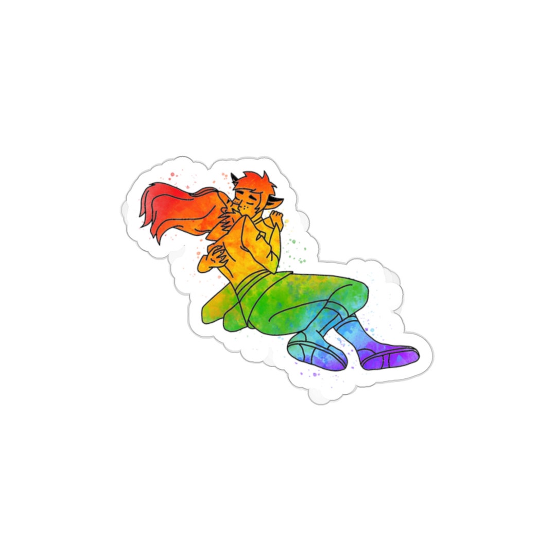 Rainbow Catradora She-ra LGBT Sticker - Etsy