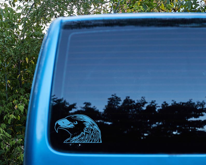 Bald Eagle Decal · Eyecatching Vinyl Art Sticker for Car, Window ...