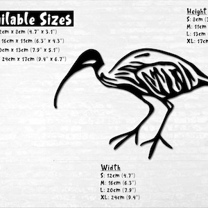 Bin Chicken Decal · Aussie Ibis Vinyl Art Sticker for Car Window ...