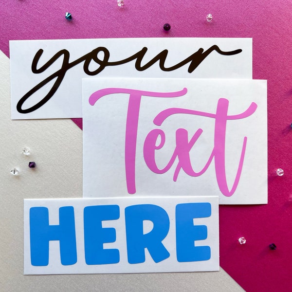 Vinyl Lettering - Etsy