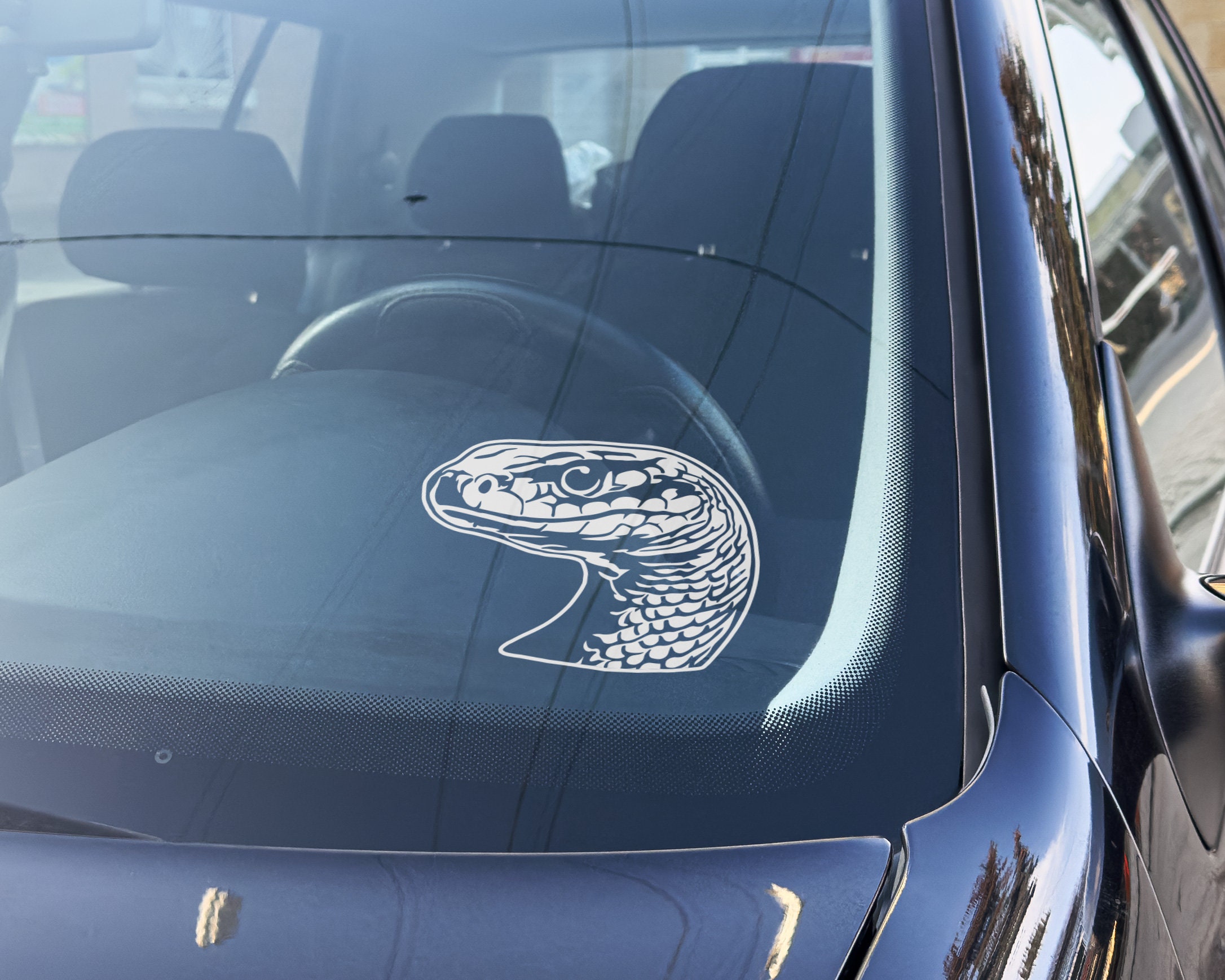 Snake Decal Reptile Silhouette Vinyl Art Sticker for Laptop, Car Window ...