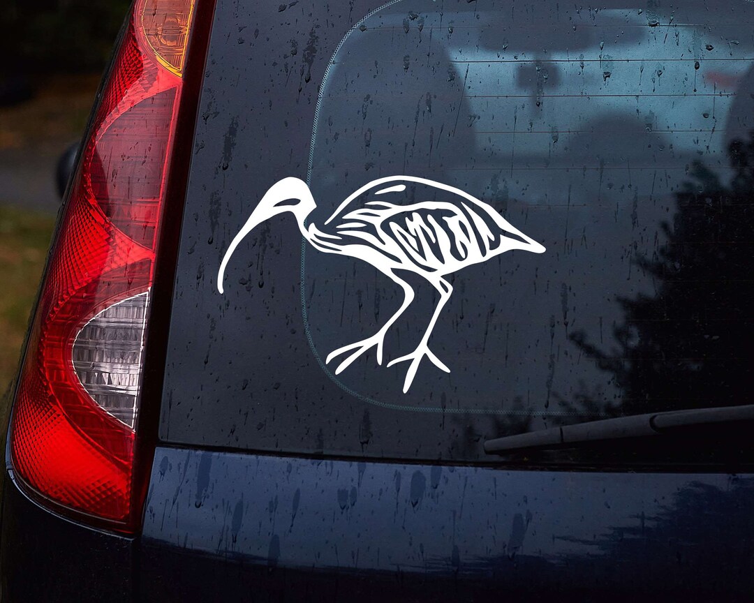 Bin Chicken Decal · Aussie Ibis Vinyl Art Sticker for Car Window ...