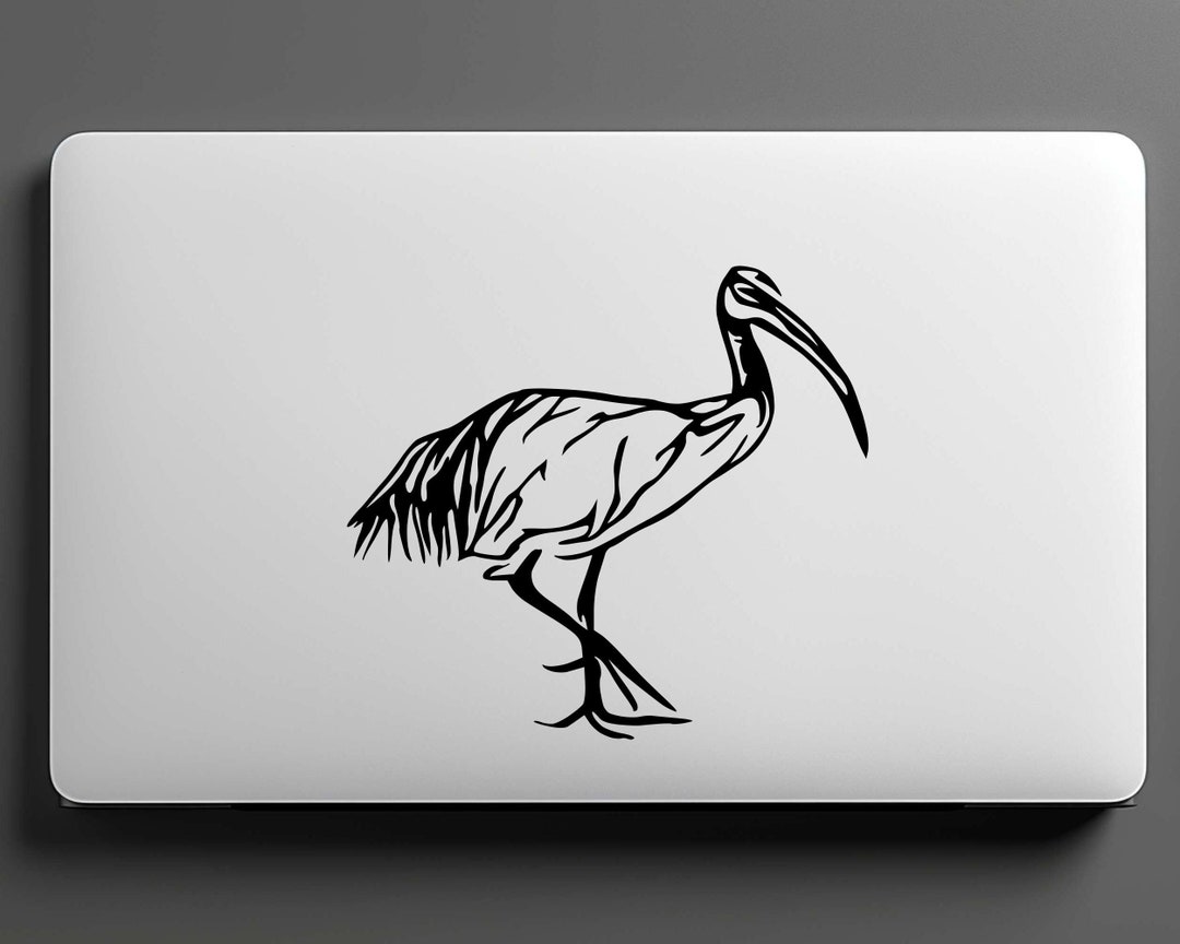 Ibis Decal · Bin Chicken Vinyl Art Sticker for Laptop, Car Window ...