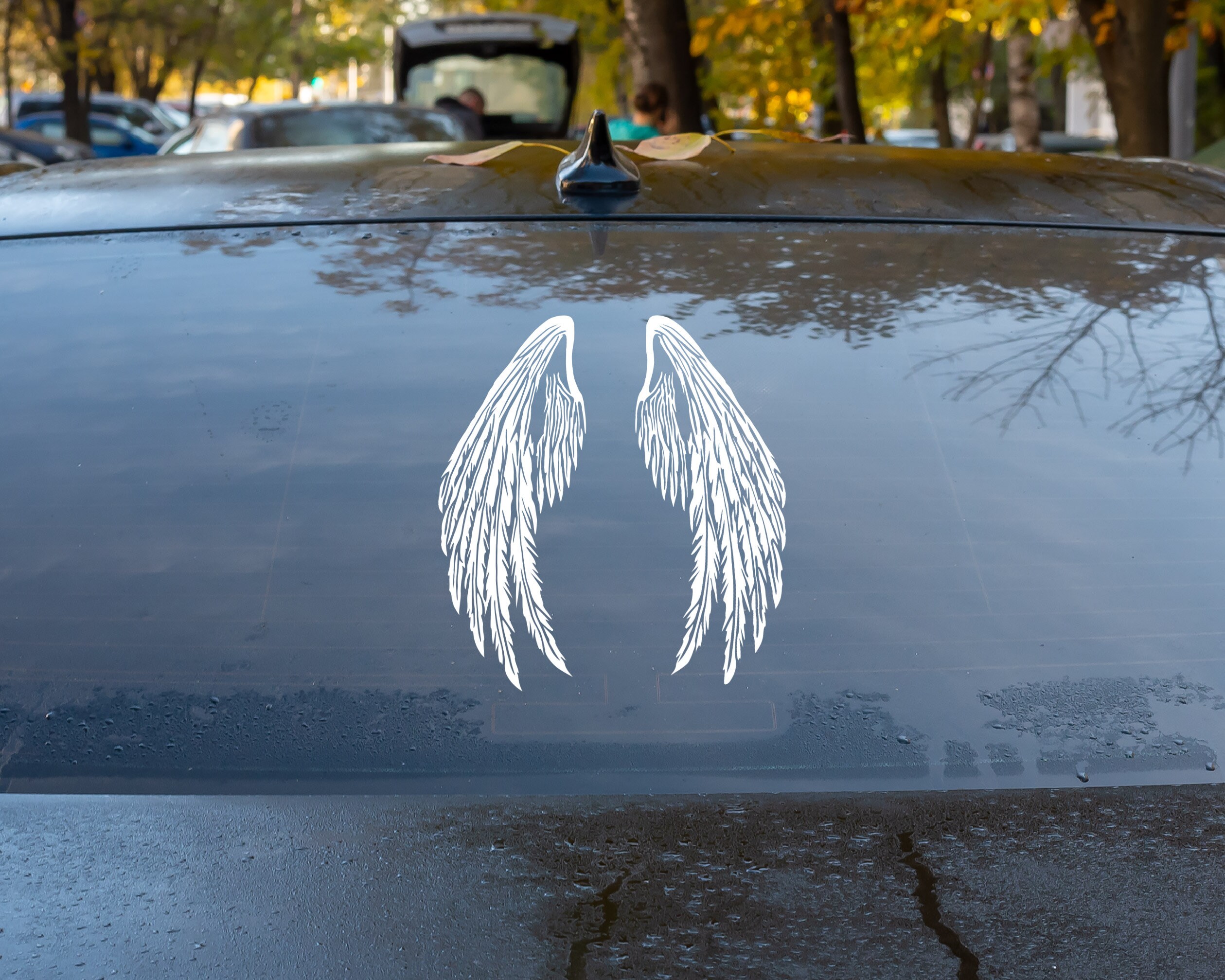 Angel Wings Decal Unique Vinyl Art Sticker for Car, Window, Laptop ...