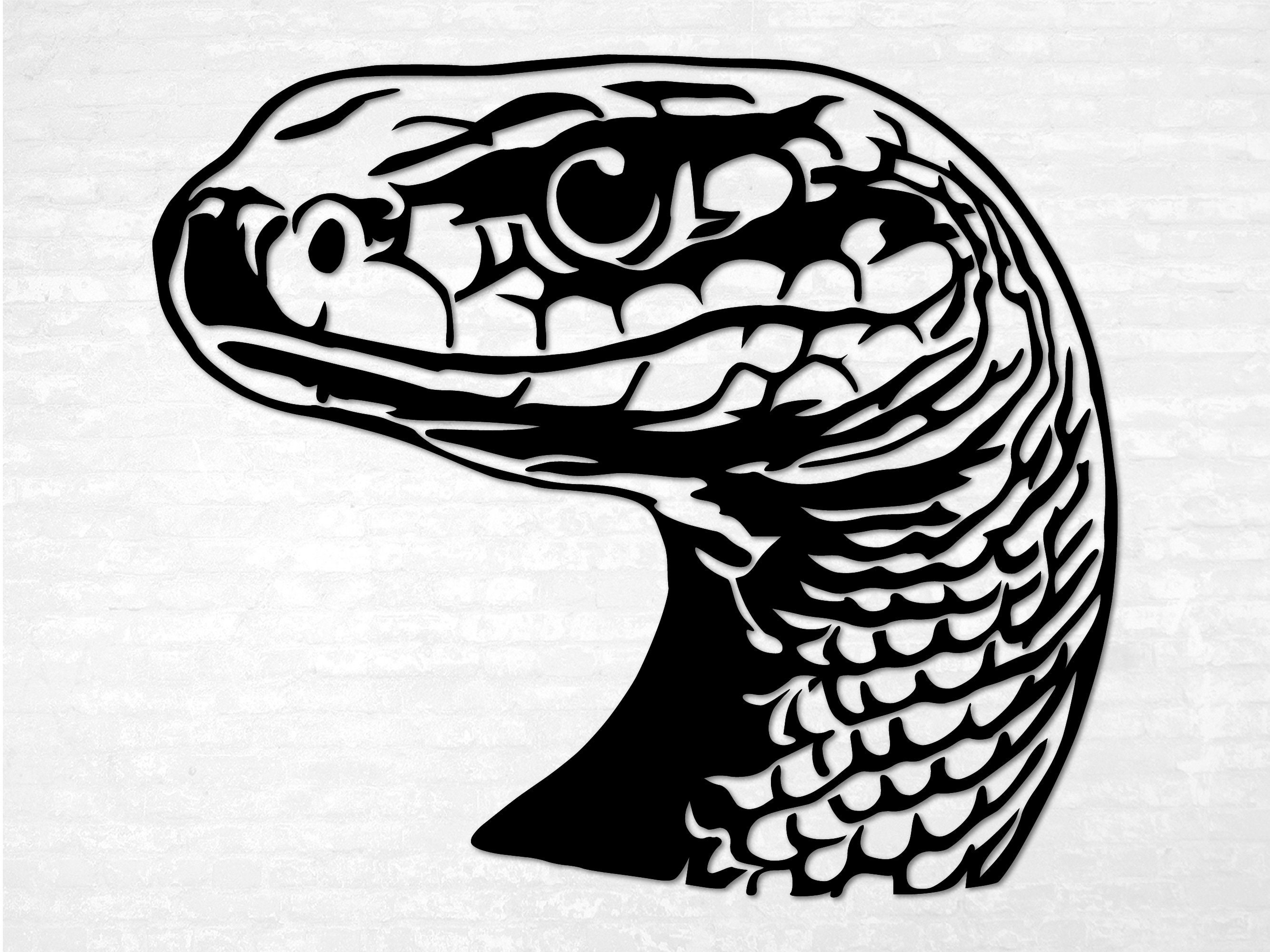 Snake Decal Reptile Silhouette Vinyl Art Sticker for Laptop, Car Window ...