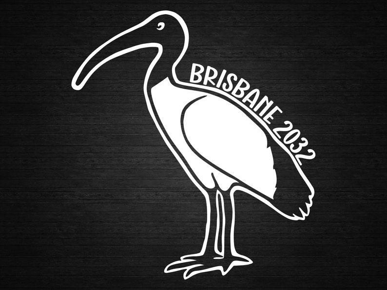Ibis Brisbane 2032 Decal Unique Bin Chicken Vinyl Sticker for Car ...