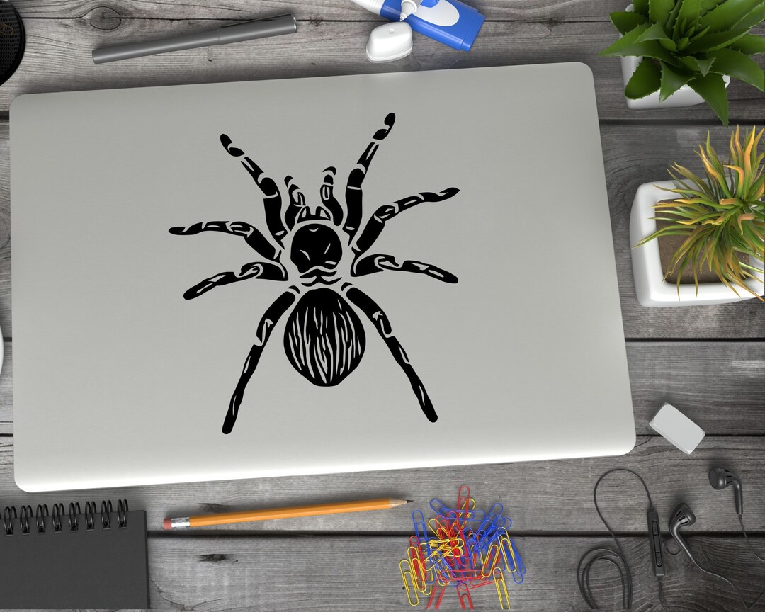 Tarantula Decal · Spider Vinyl Art Sticker for Laptop, Car Window ...