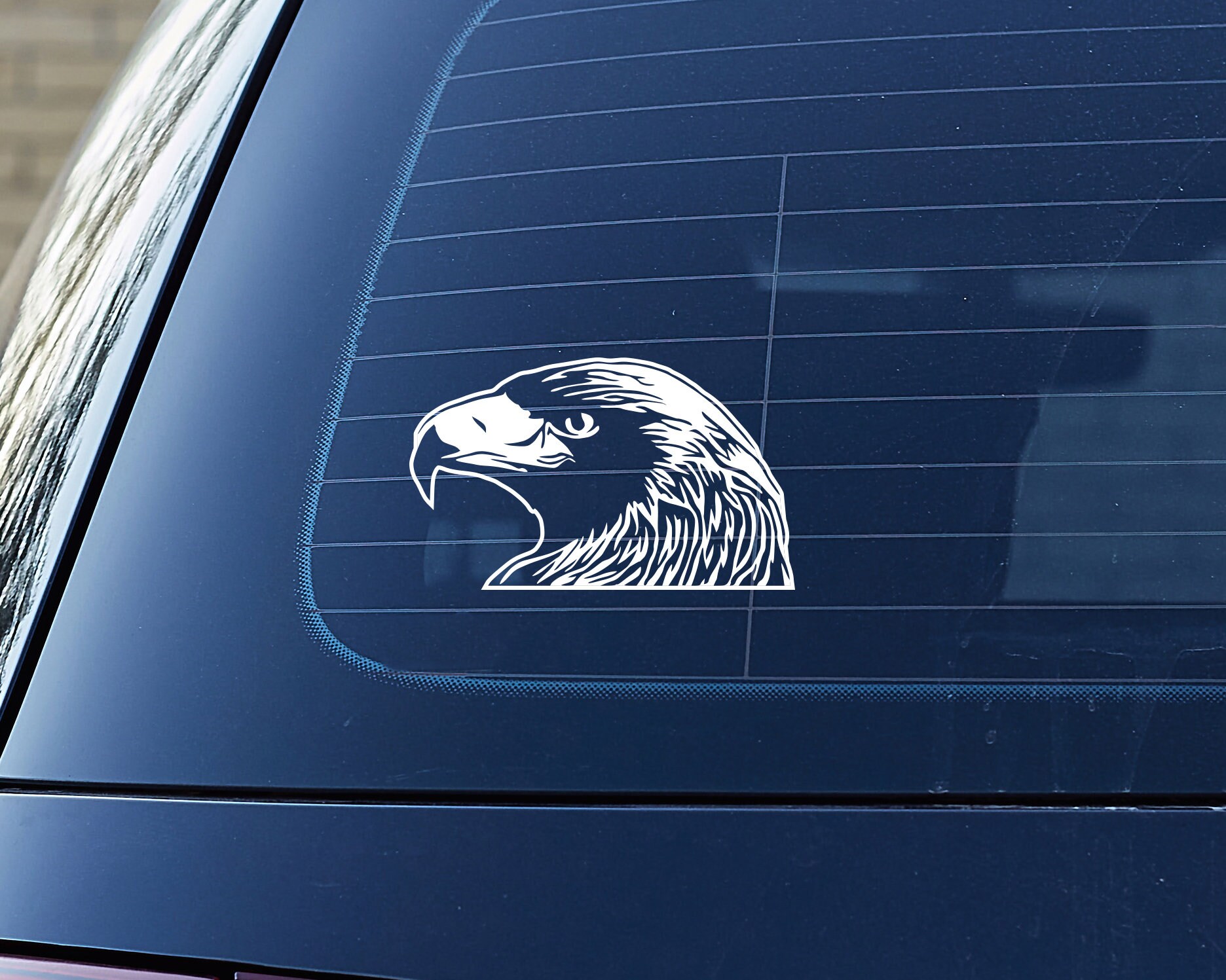 Bald Eagle Decal · Eyecatching Vinyl Art Sticker for Car, Window ...