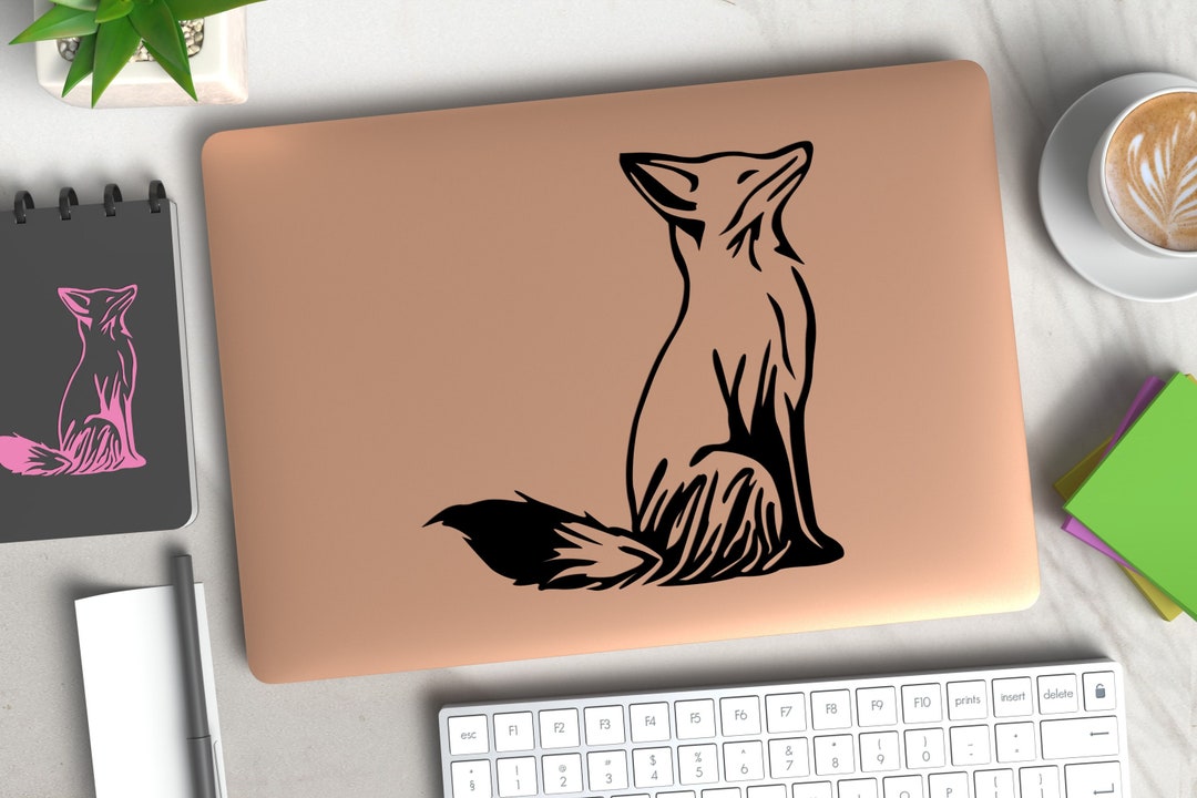 Fox Vinyl Decal. Adorable Fox Sticker for a Dash of Cuteness, Perfect ...