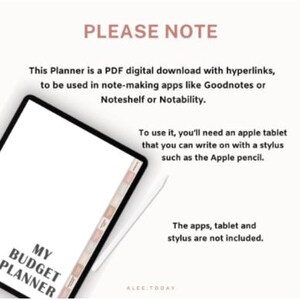 Digital Financial Budget Planner,finance Tracker, Goodnotes Planner ...