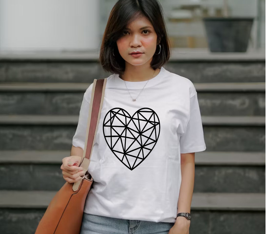 Heart Svg Bundle Hand Drawnlove Sticker Valentines Day Svg - Etsy