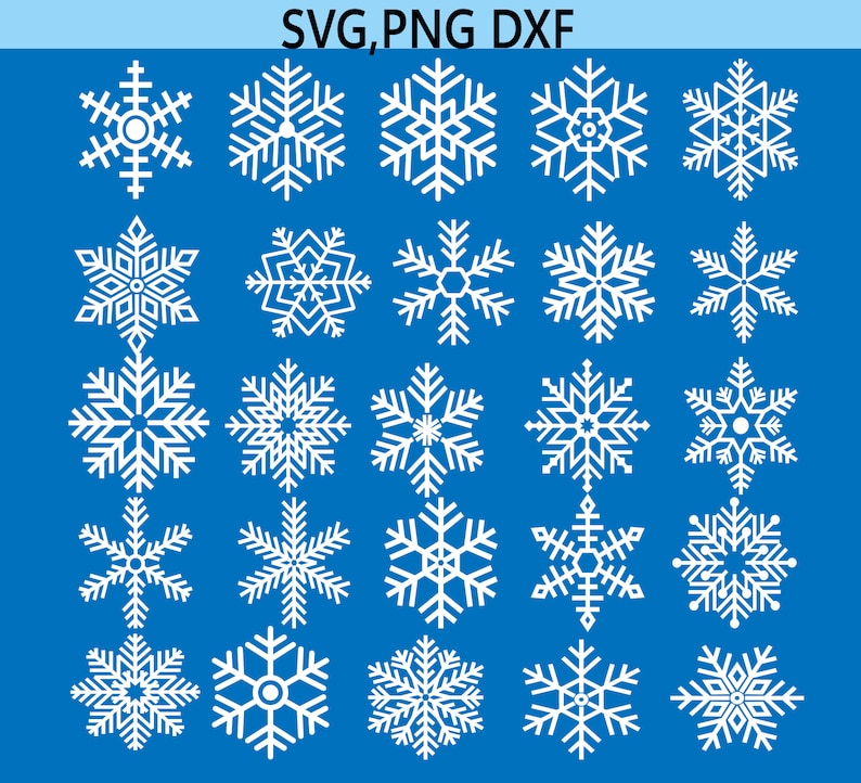 Snowflake SVG, Snowflake Svg Bundle,flake Winter Svg,christmas SVG ...