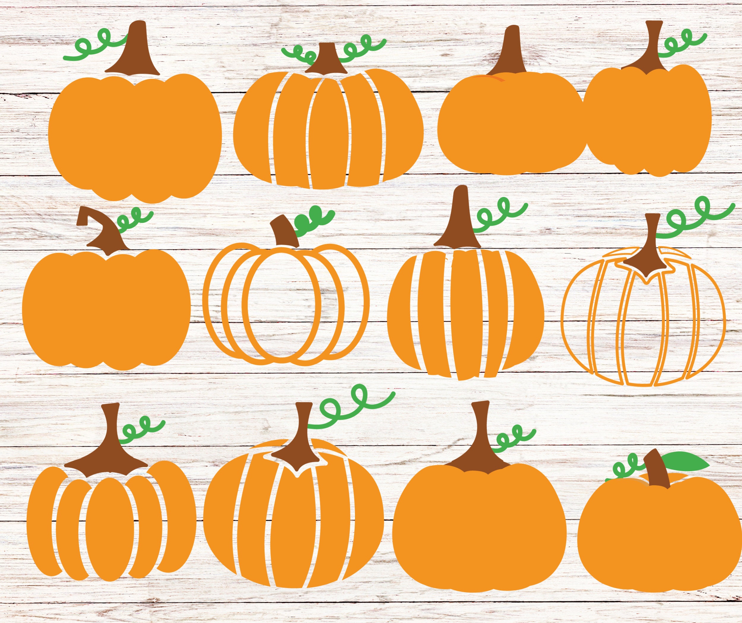 Pumpkin SVG Bundle,pumpkin Svg Bundle,dxf,halloween,pumpkin DXF Bundle ...