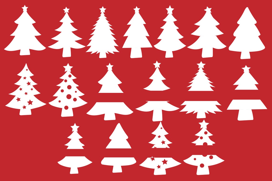 Christmas Tree Svg Bundle, Christmas Svg,christmas Tree Svg, Christmas ...