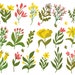 Flowery Branches Sticker Sheet ,flower Stickers, Summer Spring Journal ...