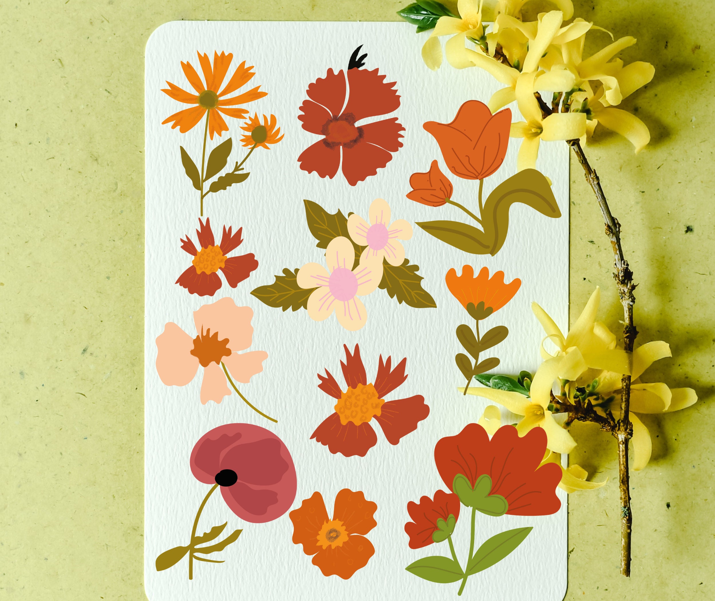 Wildflowers Svg, Wild Flower Svg, Floral Svg, Spring Clipart ...