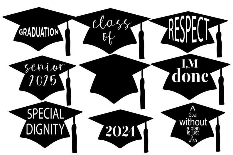 Graduation Cap SVG, Graduation SVG Bundle, Proud Graduate 2024 ,class ...