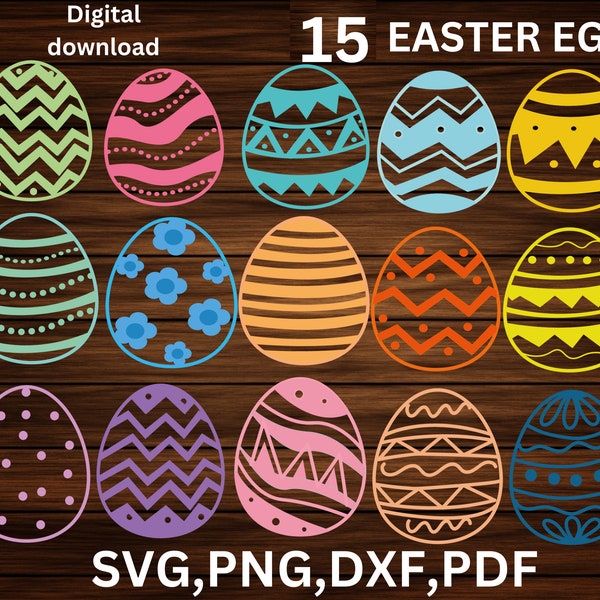 Easter Egg Svg - Etsy