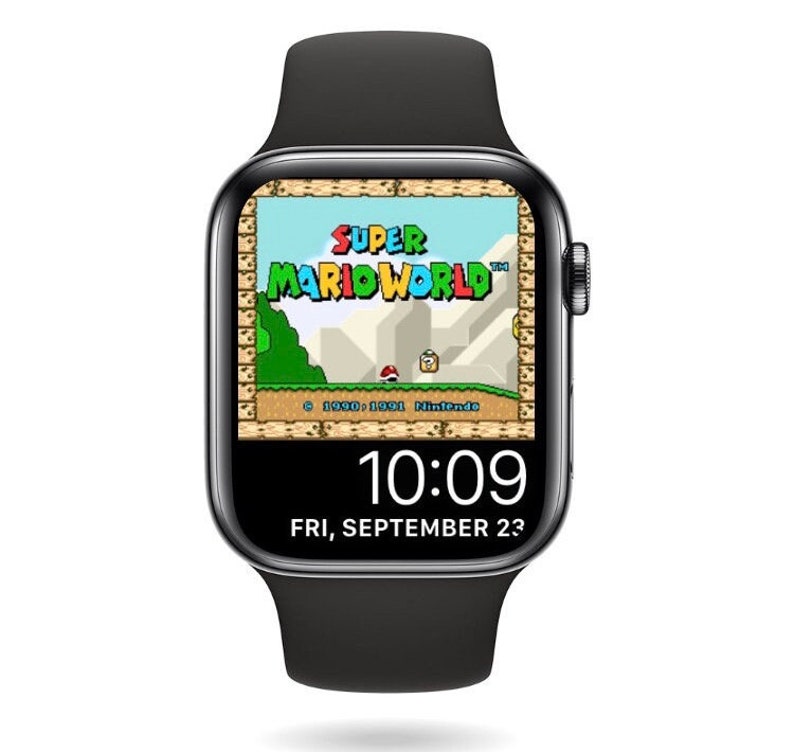 SNES Super Mario World Apple Watch Face - Etsy