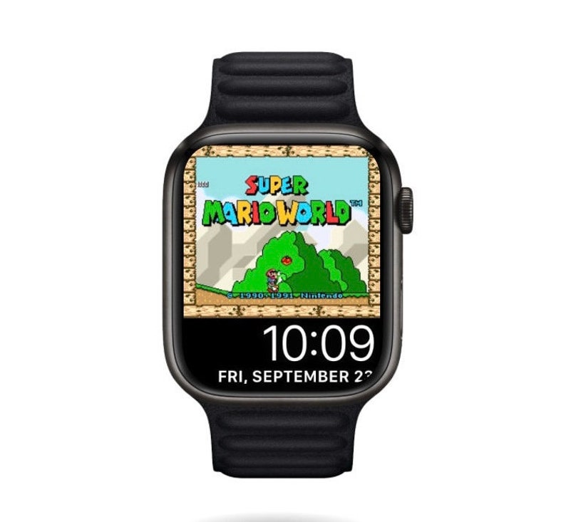 SNES Super Mario World Apple Watch Face - Etsy