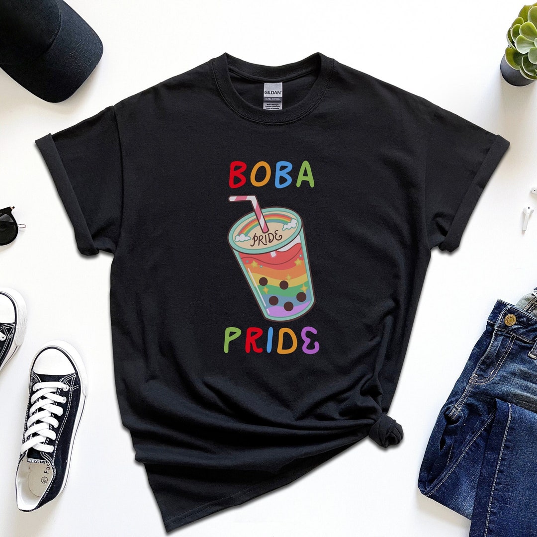Boba Pride Shirt, Pride Month, LGBTQ Pride Shirt, Gay Pride, Boba Tea ...