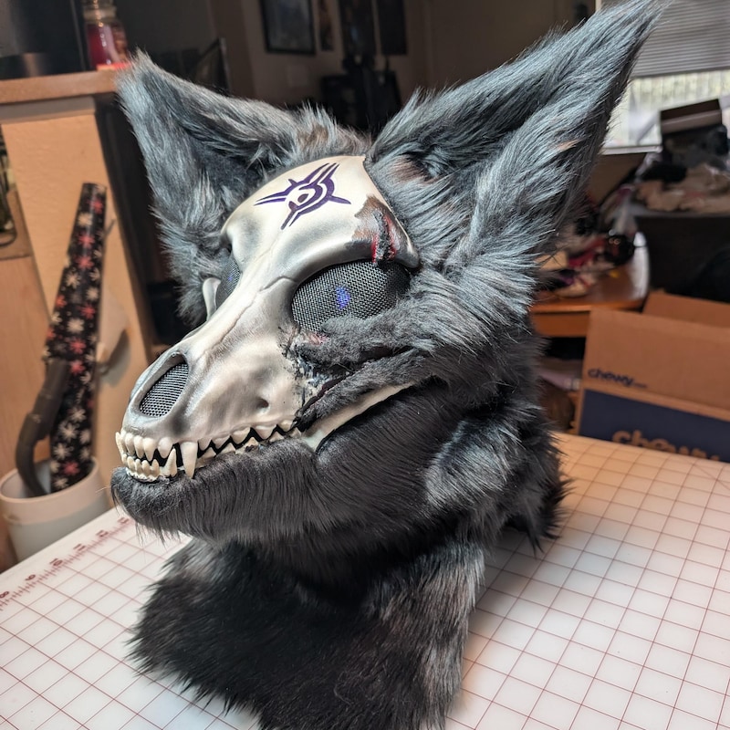 Skulldog Fursuit - Etsy