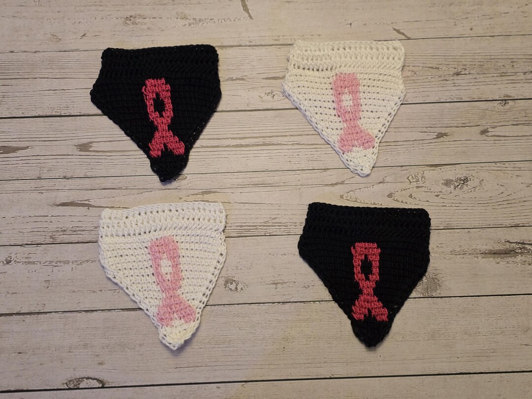 Breast Cancer Awareness Dog Bandana - Etsy