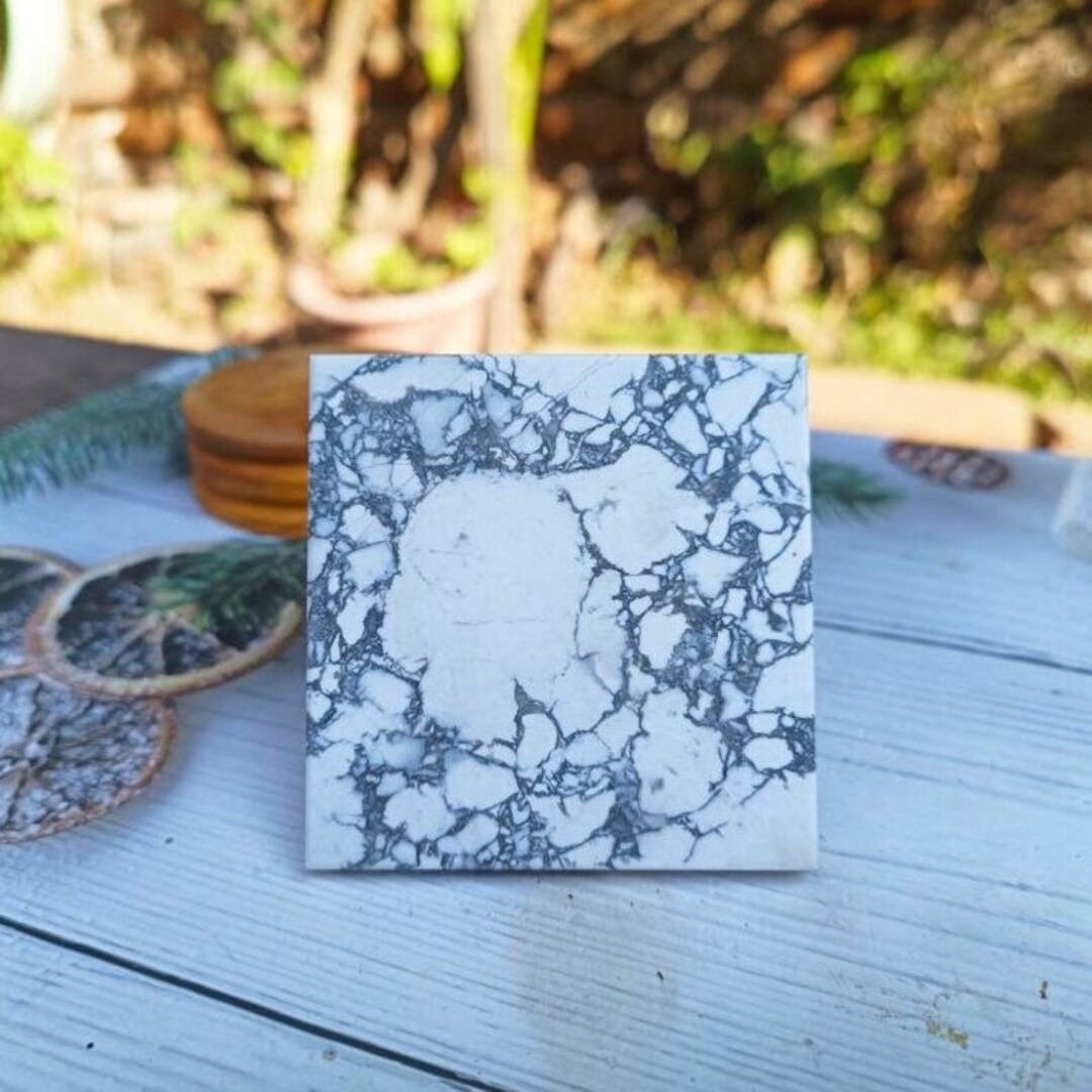 HOWLITE PYRAMID Amazing Large 50MM to 45MM Natural White - Etsy