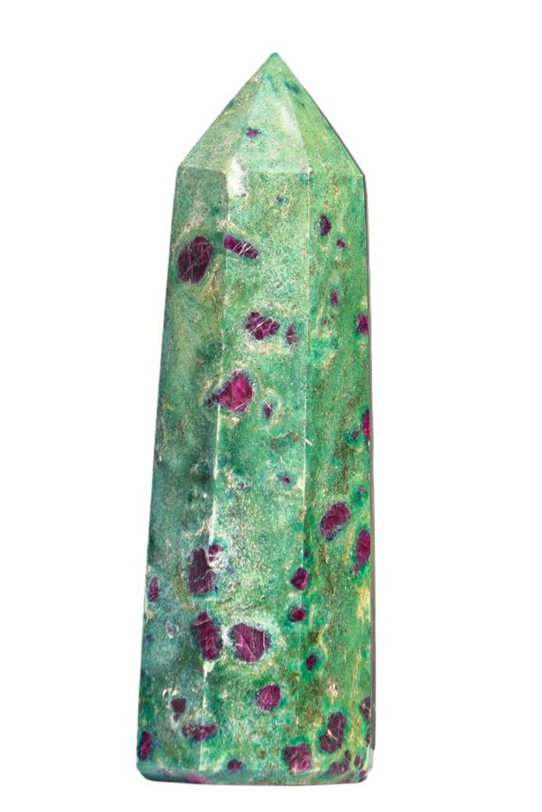 175mm Ruby Fuchsite Tower: Crystal Ball for Home Deco Healing - Etsy