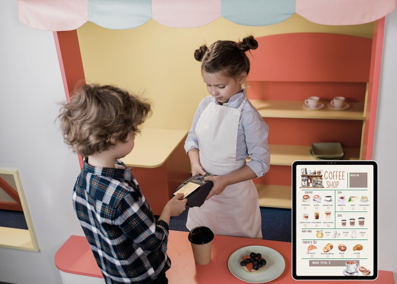 Kids Coffee Shop Menu | Pretend Play Printable (digital Download) - Etsy